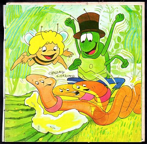 French Maya The Bee Max The Earthworm Episode Book Adaptation Book Illustration 6 Maya The Bee