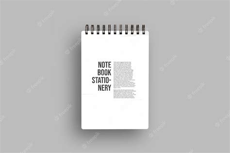 Premium Psd Notebook Mockup