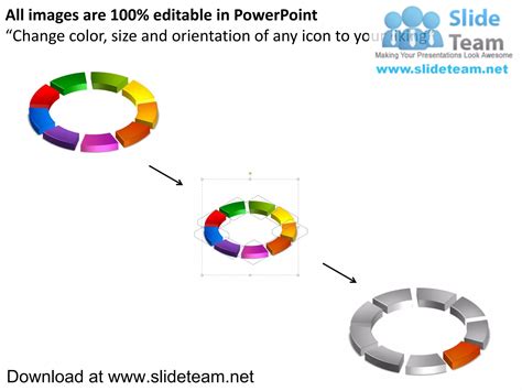 3 D Display Pie Chart Process 9 Pieces Powerpoint Presentation Slides And Ppt Templates Ppt