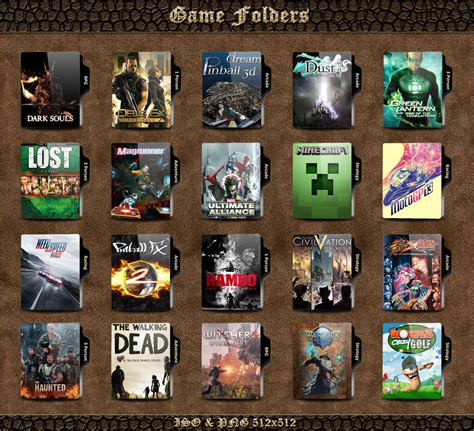 Game Folders By Lewamora4ok On DeviantArt
