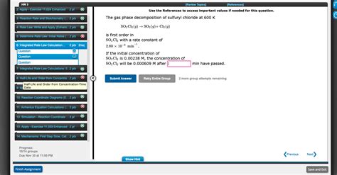 Solved SO Cl G SO G Cl G Is First Order In SO Cl With Chegg Com