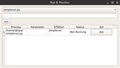 Python Use Of Qprocess To Run And Monitor System Processes With Pyqt Stack Overflow