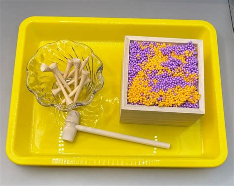 Montessori Hammering Lessonactivity Etsy