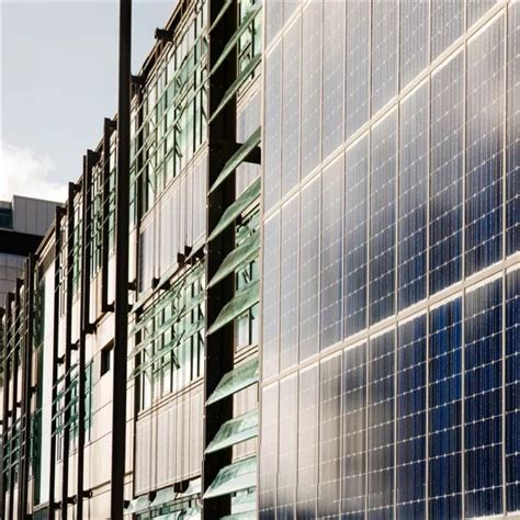 Solar Powered Building Integrated Photovoltaic Glass Curtain Wall