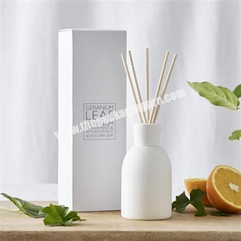Custom Printed Branded Tall Diffuser Boxes Luxury Candle Reed Diffuser Gift Box