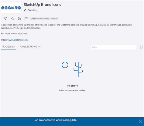 Error Occurred While Loading Data In Warehouse Warehouses SketchUp Community