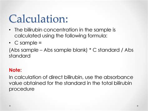 Bilirubin Ppt Download