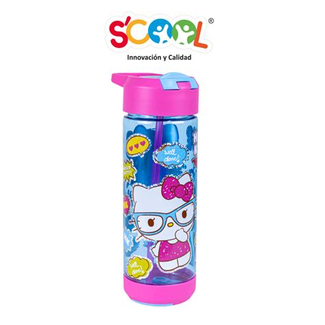 Botella Invierno Pc Smart Hello Kitty Scool Anthaix Pyrex