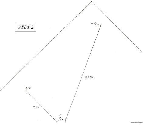 DAMIAN WAIPOURI SETTING OUT STRING LINES