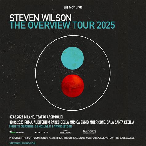 Steven Wilson Annunciato Il The Overview Tour Per Il 2025 Steven