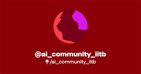 Ai Community Iitb Twitter Instagram Linktree