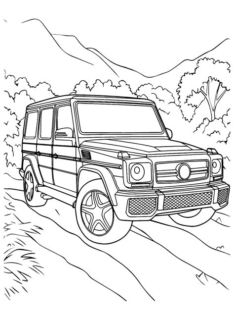 40 Mercedes Benz Coloring Pages Free Printable Pdf And Online Coloring