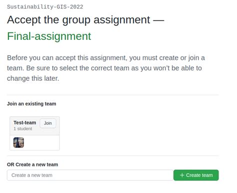 Starting Your Final Assignment On Github