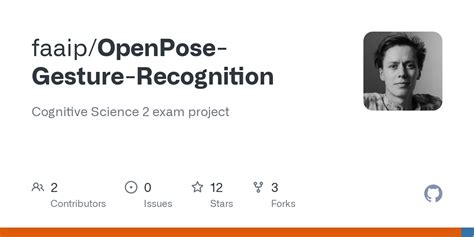 Github Faaip Openpose Gesture Recognition Cognitive Science 2 Exam Project