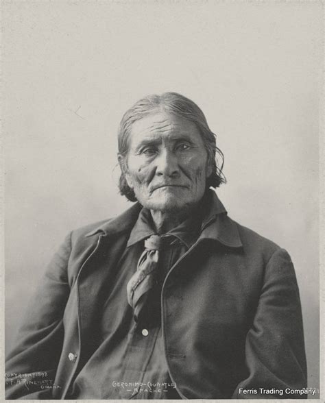Native American Geronimo Apache Indian 1898 Photo Vintage Art Culture History Photograph Picture