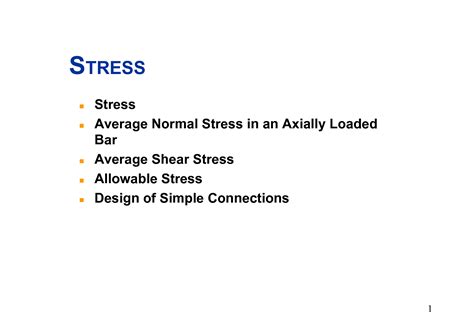 Solution 01 Stress Solved Problems Studypool