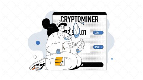 Crypto Mining Illustration Graphics Motion Array