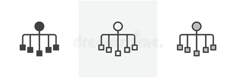 A Classification Icon Representing The Categorization Of Data Into Distinct Classes Based On