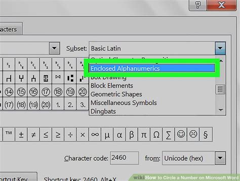 How To Circle A Number On Microsoft Word Steps With Pictures