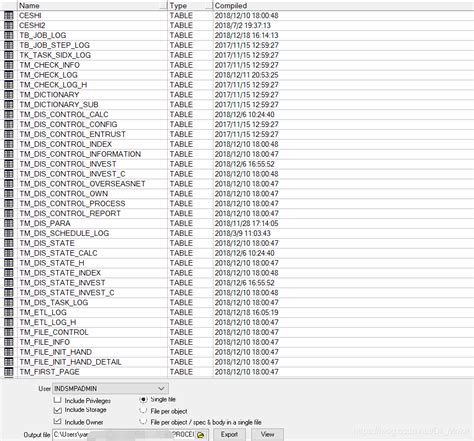 Plsql导出oracle某个用户的表信息和表空间plsql Export User Csdn博客