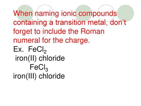 Friday Bellwork Name The Following Compounds Or Write The Formulas As