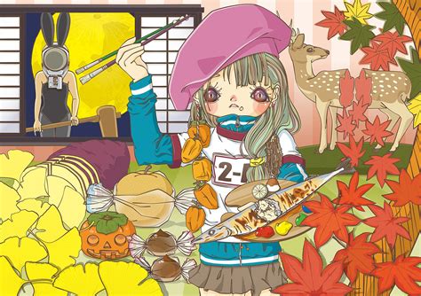 秋イラストのtwitterイラスト検索結果。