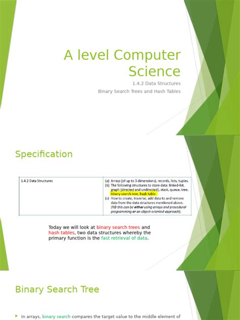 142 Binary Search Trees Andd Hash Tables Pdf Vertex Graph Theory