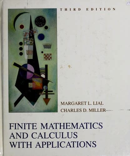 Finite Mathematics And Calculus With Applications By Margaret L Lial