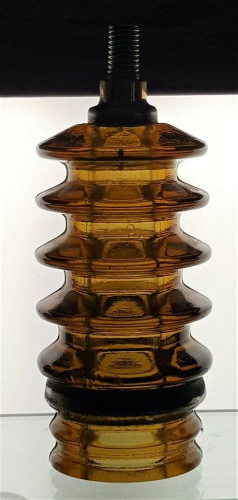 Glass Insulator Capacitor Or Transformer Bushing Amber 2000722842