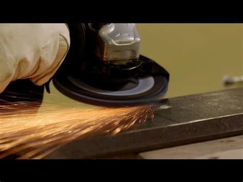 How To Grind With A Flap Disc On An Angle Grinder Youtube