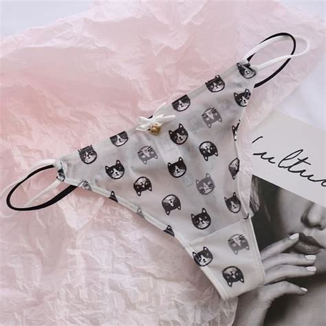 Culotte Slip String En T En Maille Pour Filles Culotte Sexy Bandage Harvey Taille Basse Sans