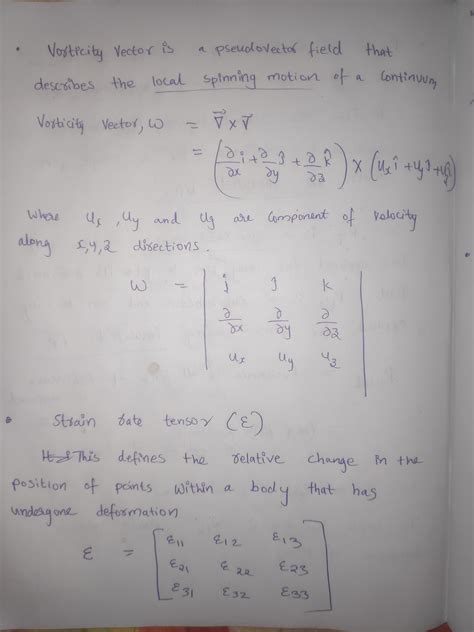 [solved] Compute The Vorticity Vector Strain Rate Tensor And Viscous Course Hero