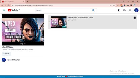 GitHub MrNavneetChauhan Youtube React Youtube Is A Video Streaming Platform Used By Creators