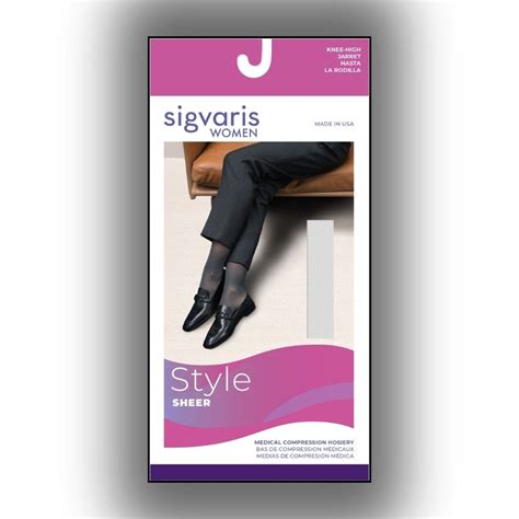 Sigvaris Womens Style Sheer Calf 15 20mmhg Atlantic Healthcare Products