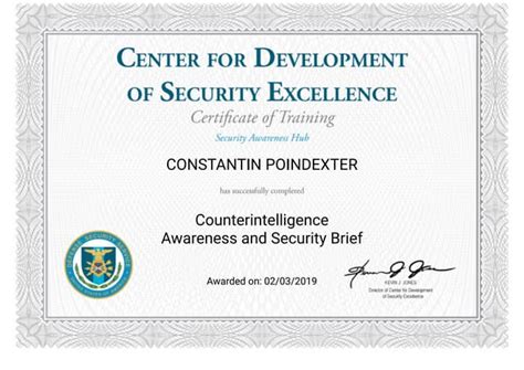 Counterintelligence Awareness 2019 Pdf