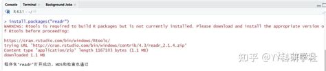一R语言包的安装教程及常见问题解答 知乎