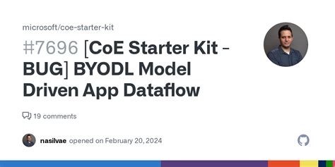 CoE Starter Kit BUG BYODL Model Driven App Dataflow Issue Microsoft Coe Starter