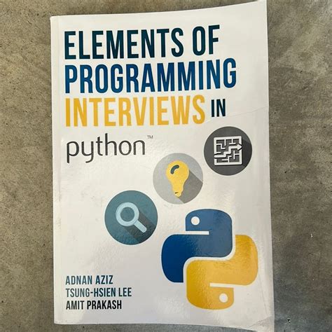 Elements Of Programming Interviews In Python By Adnan Aziz Paperback Pangobooks