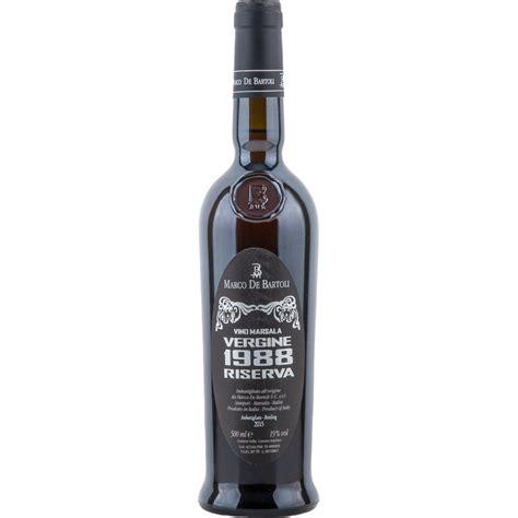 Marco De Bartoli Marsala Vergine Riserva 1988 1988 500ml