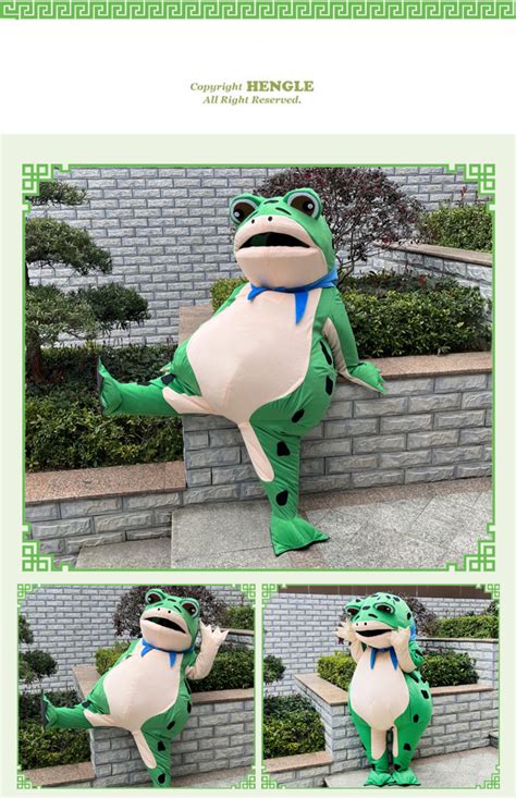 Mascot Hoá Trang Ếch