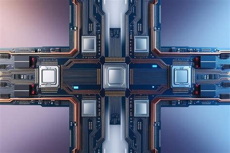 Circuit Board Technology Background Central Computer Processors Cpu Concept Motherboard Digital