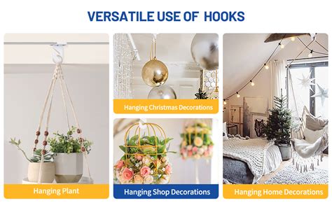 Wakhow 20 Pairs Drop Ceiling Hooks For Hanging Suspended Track Ceiling Tile Clips Ceiling Grid