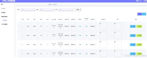 基于springboot＋vue的大学生入学审核管理系统设计与实现毕设文档源码） Csdn博客