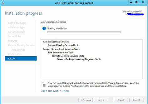 Cant Get Remote Desktop Services Installed On Windows 2012 Server Stack Overflow