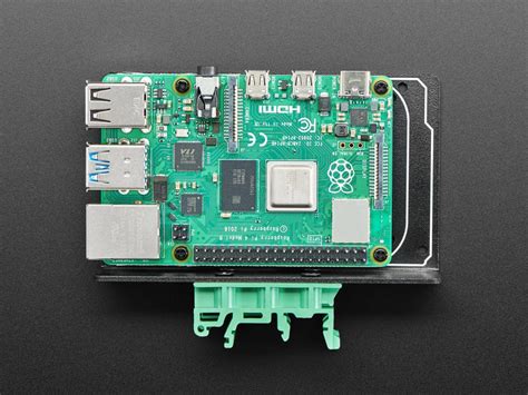 Din Rail Mount Bracket For Raspberry Pi Beaglebone Arduino The Pi Hut