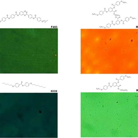 Liquid Crystal Molecular Structures And Textures Of Typical Nematic Download Scientific Diagram