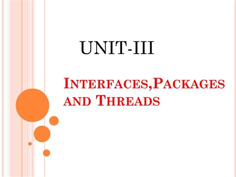 Ppt Mastering Java Interfaces Packages And Threads Powerpoint