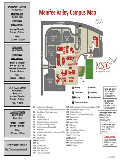 Msjc Menifee Map Fill Online Printable Fillable Blank Pdffiller