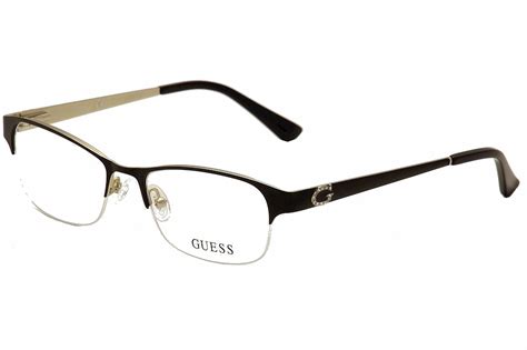 Guess Womens Eyeglasses Gu2567 Gu2567 Half Rim Optical Frame