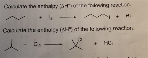 Calculate The Enthalpy Δh∘ Of The Following